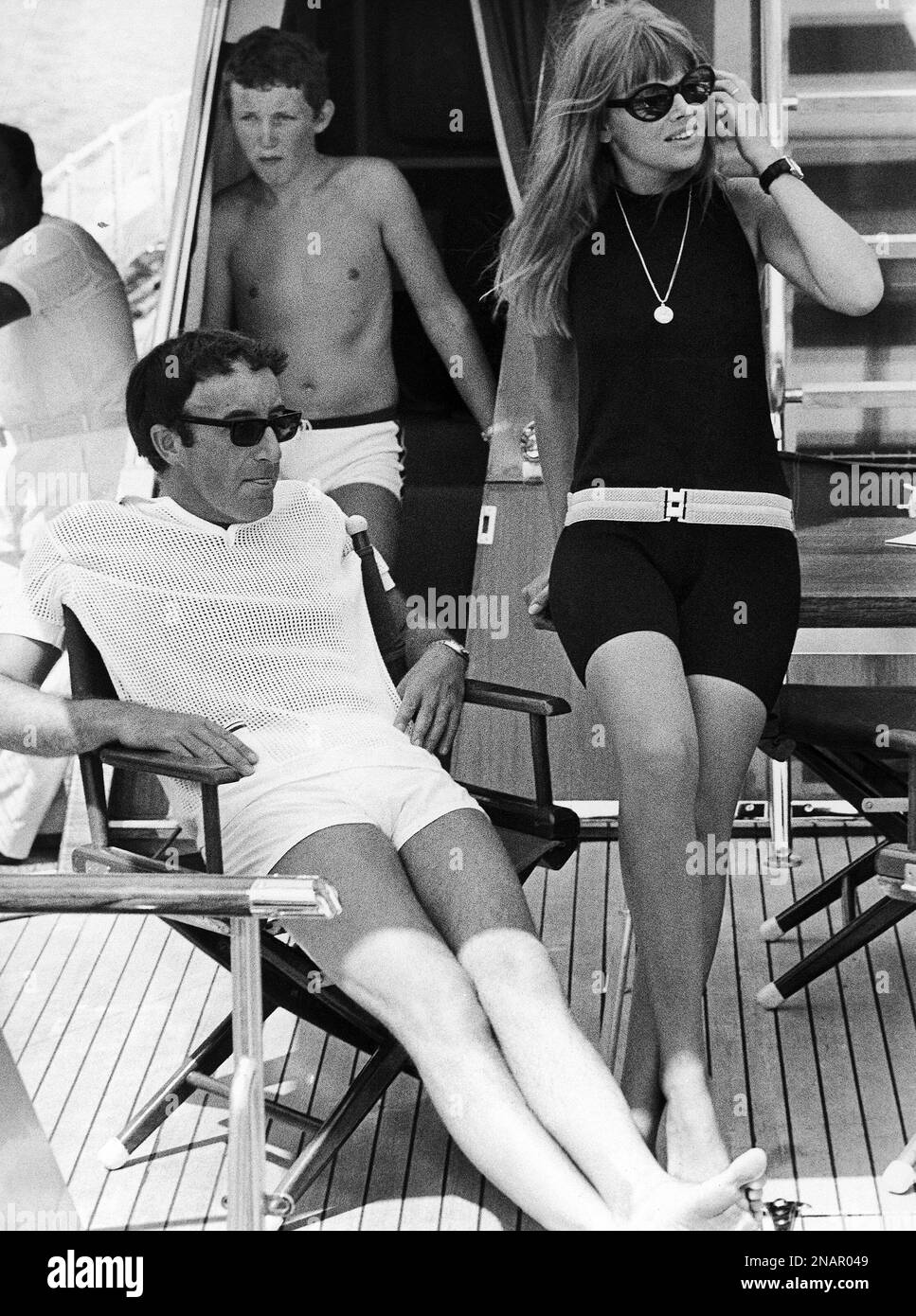 British actor Peter Sellers and his Swedish-born actress-wife Britt ...