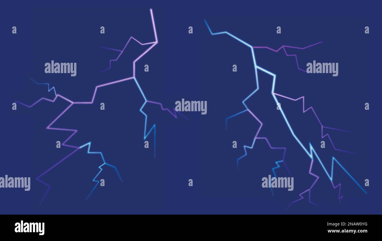 éclairs png Banque d'images vectorielles - Alamy