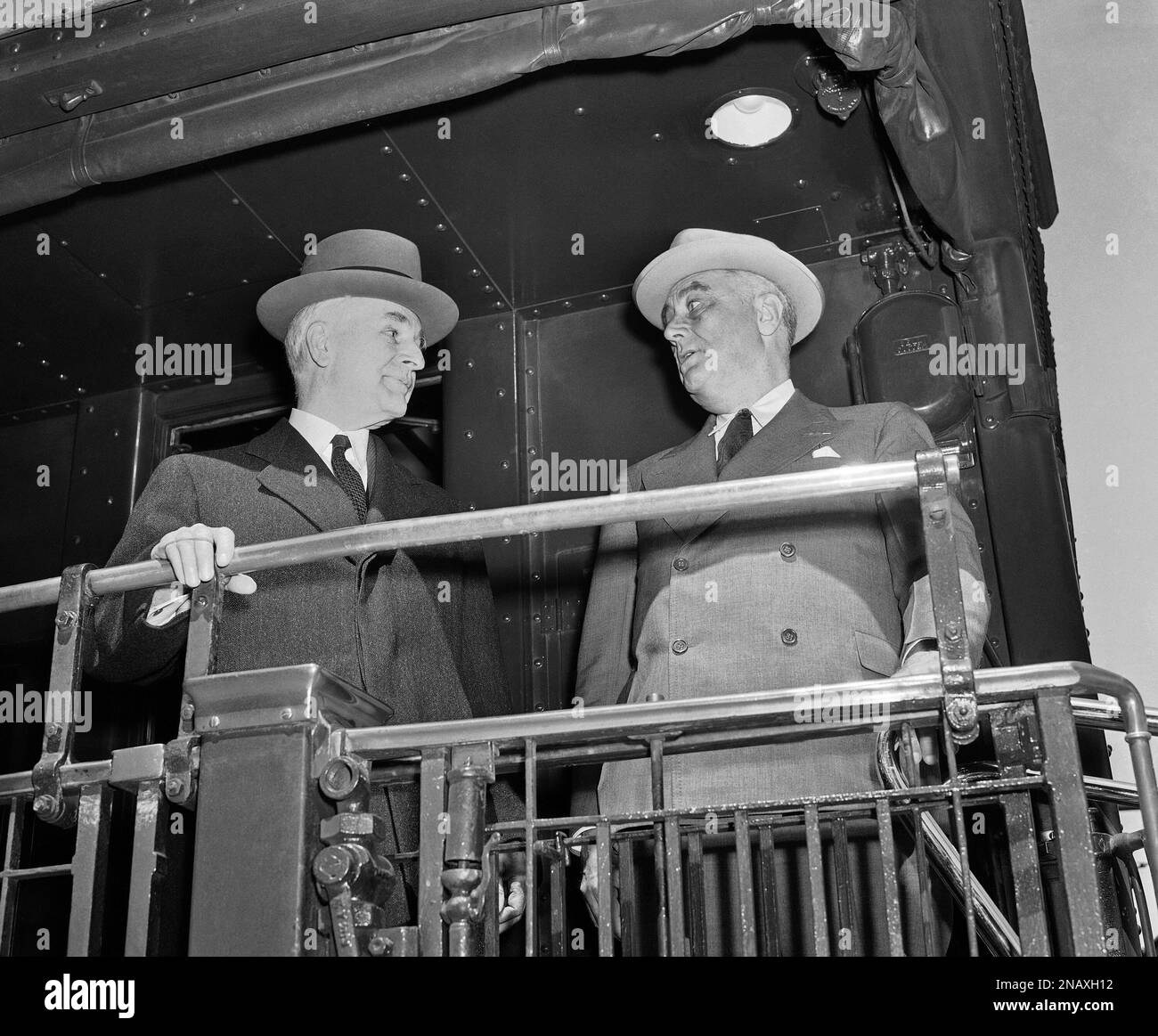 Secretary of State Cordell Hull, left, was on hand to greet U.S ...