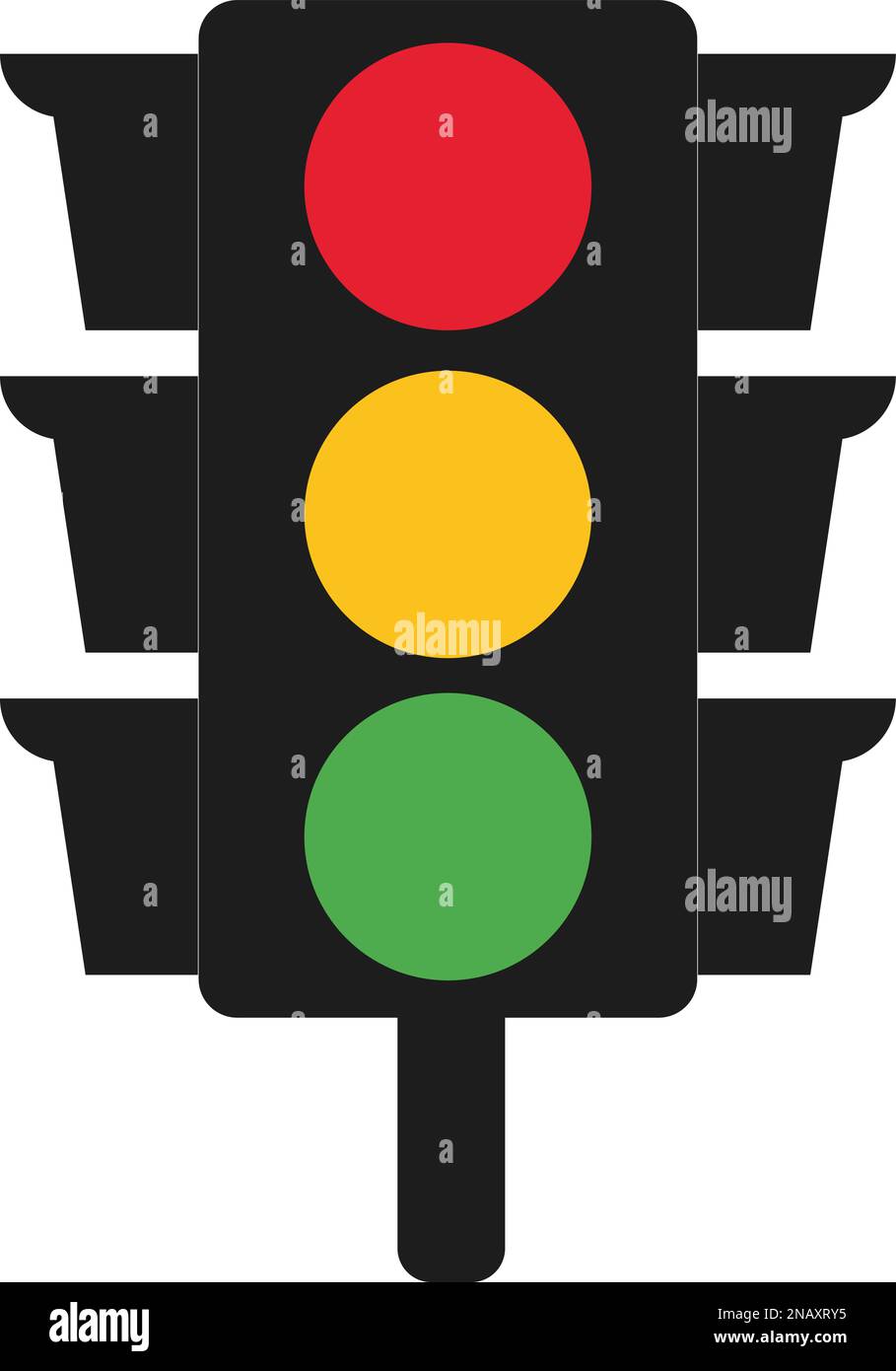 Attendre au signal Banque d'images vectorielles - Alamy