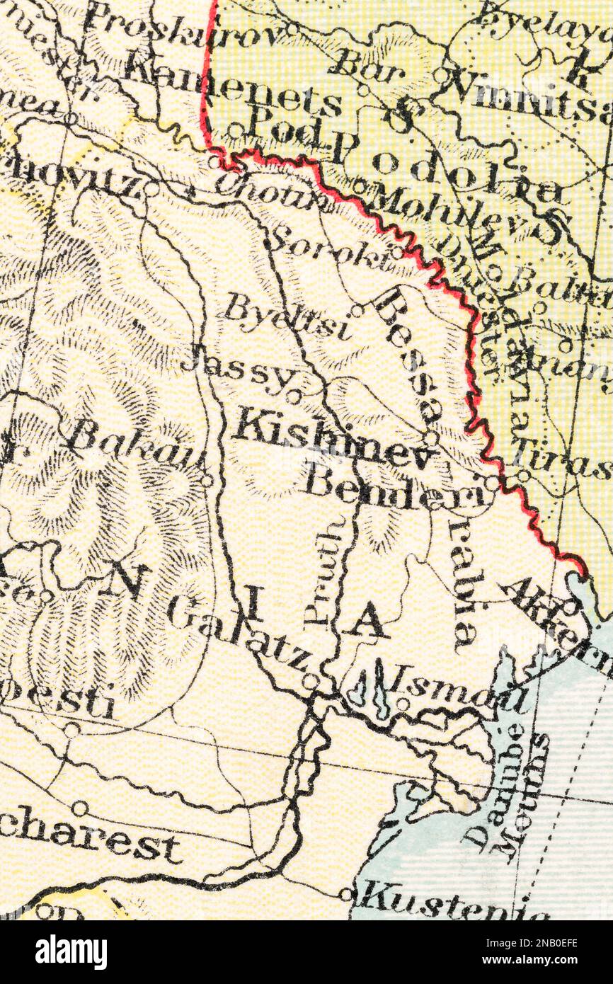 Bessarabie sur la carte Banque de photographies et d’images à haute ...