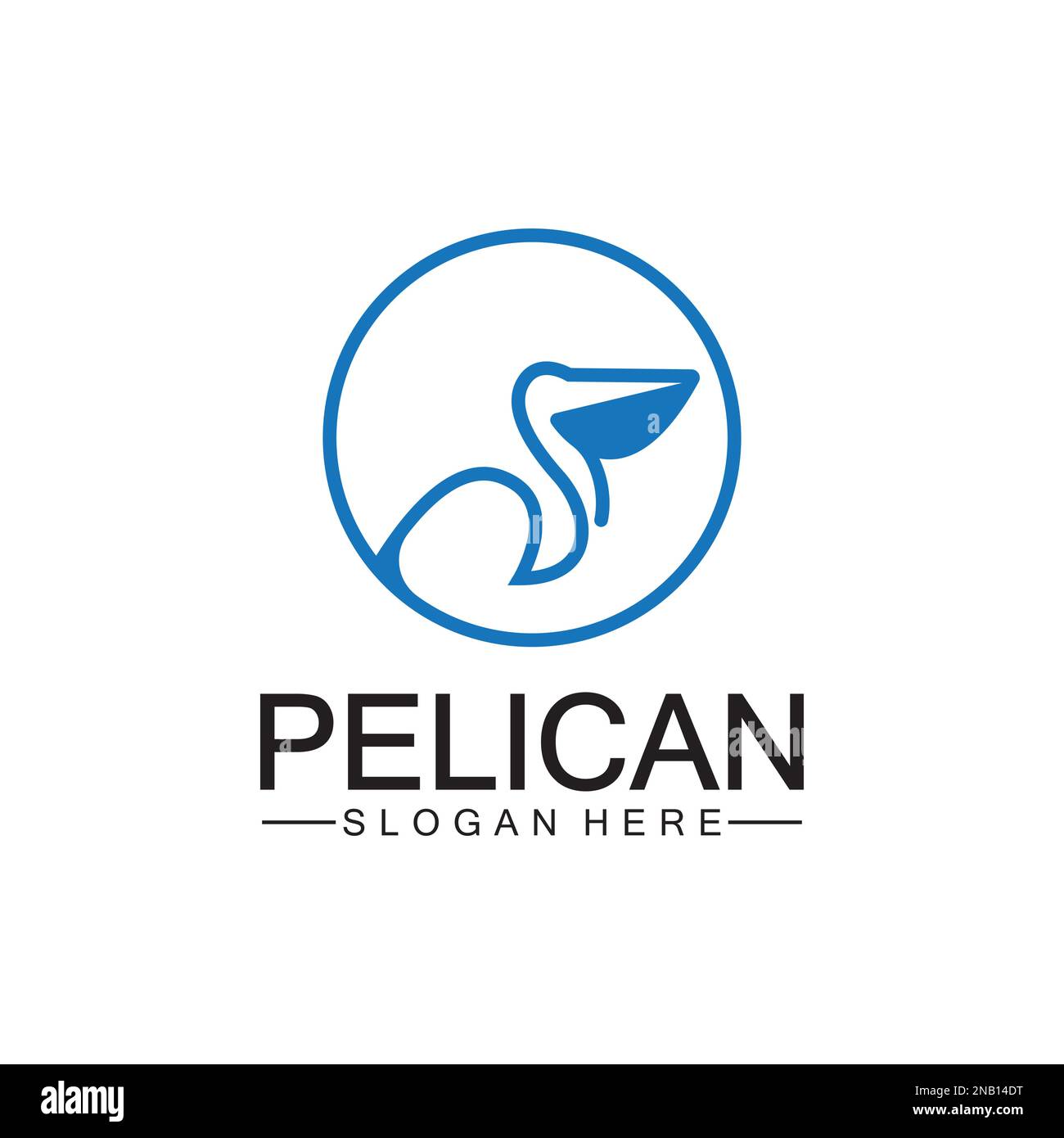 Logo Pelican Bird, dessin vectoriel du logo Pelican Bird Image ...