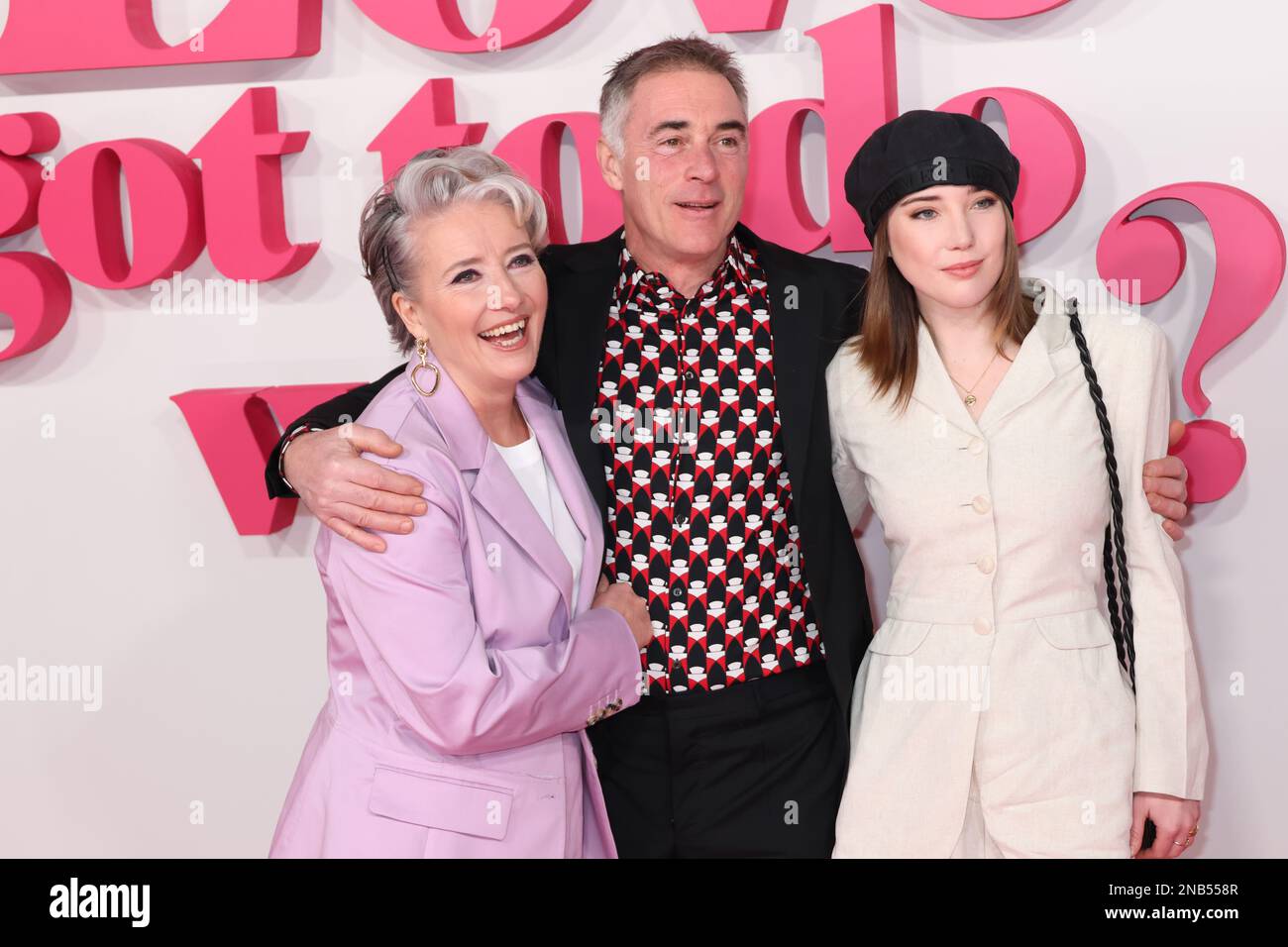 Emma Thompson, Greg Wise et Gaia Wise, Qu'est-ce que l'amour a eu à ...