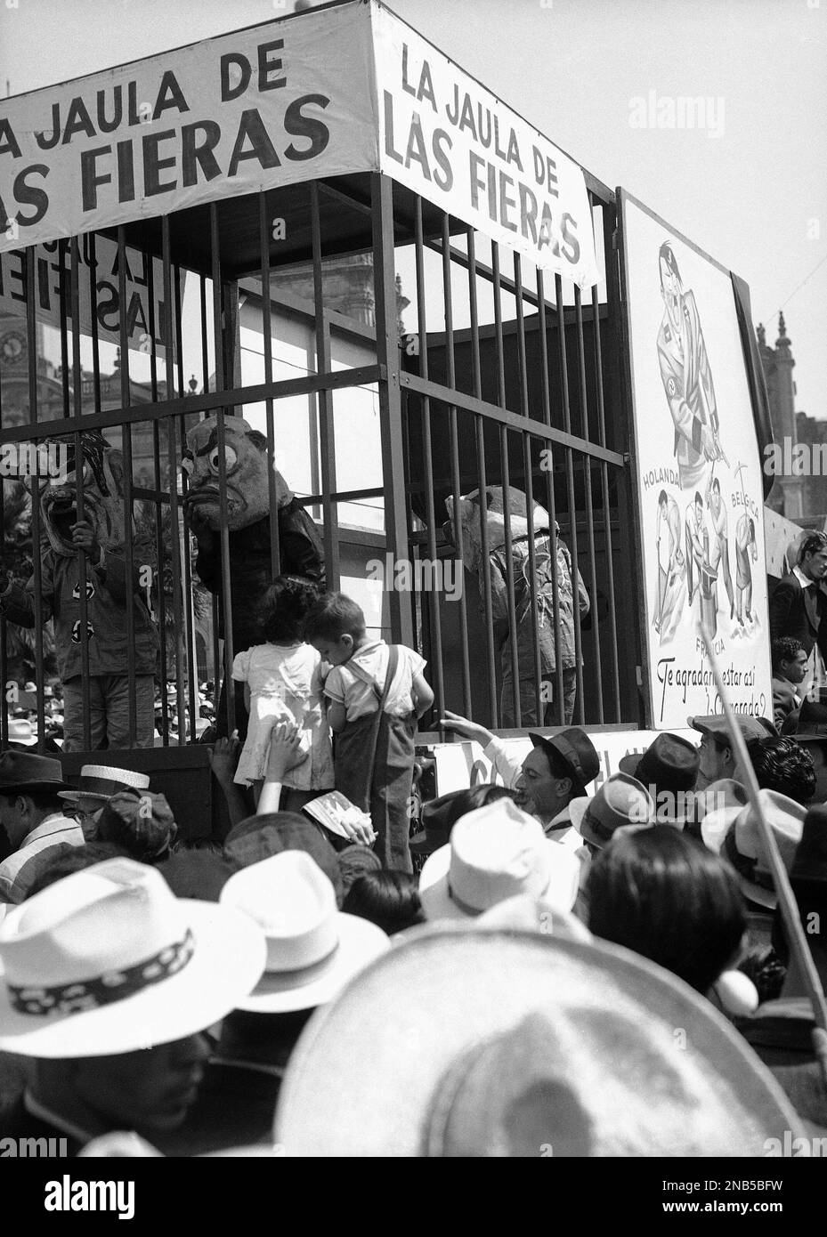 A float in the huge May Day parade in Mexico City on May 5, 1942 called ...