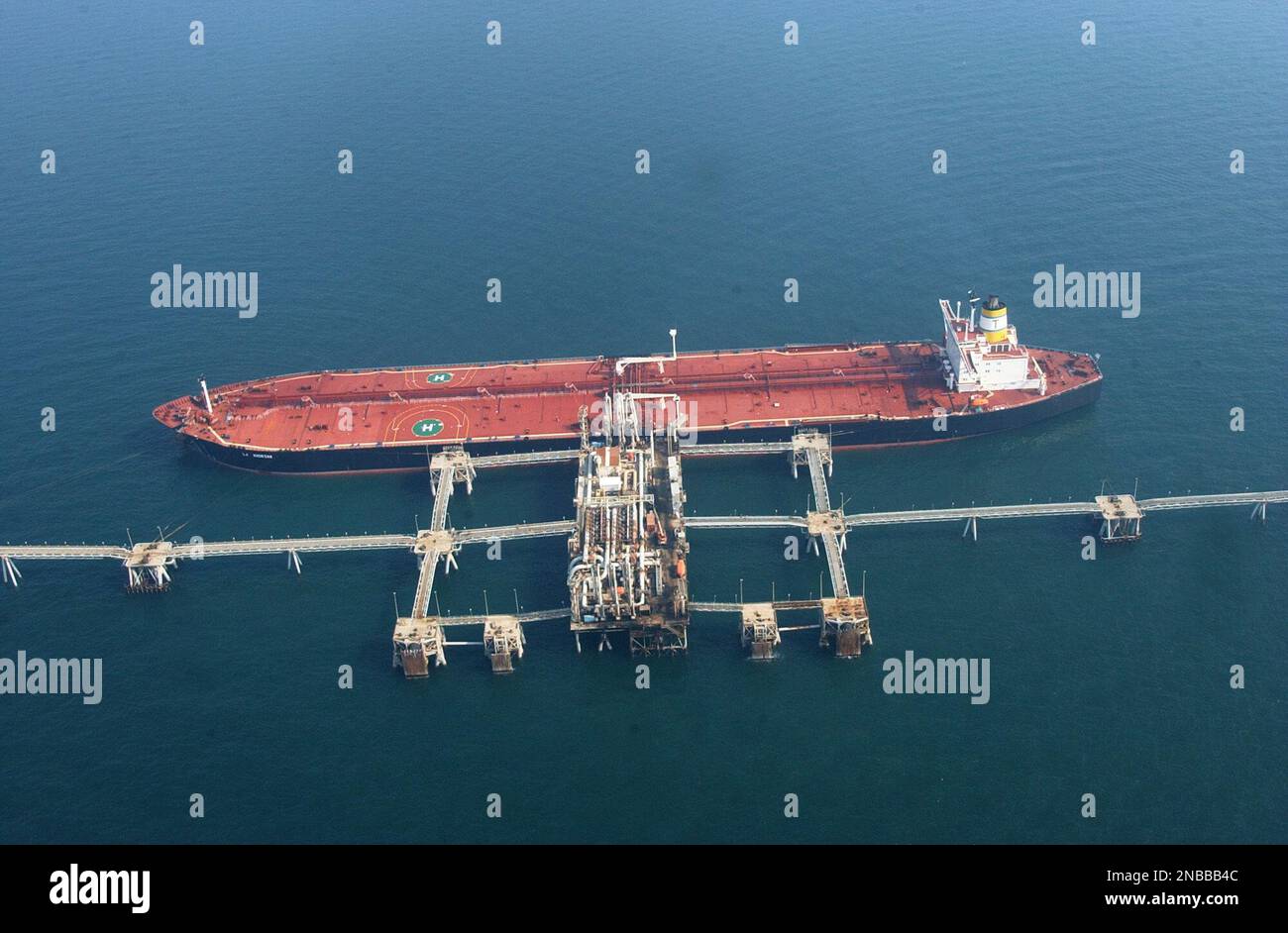 FILE - This Nov. 10, 2004, file photo shows an oil terminal at Khor Al ...