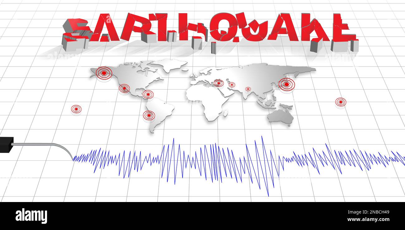 Earthquake seismic effect Banque de photographies et d’images à haute ...