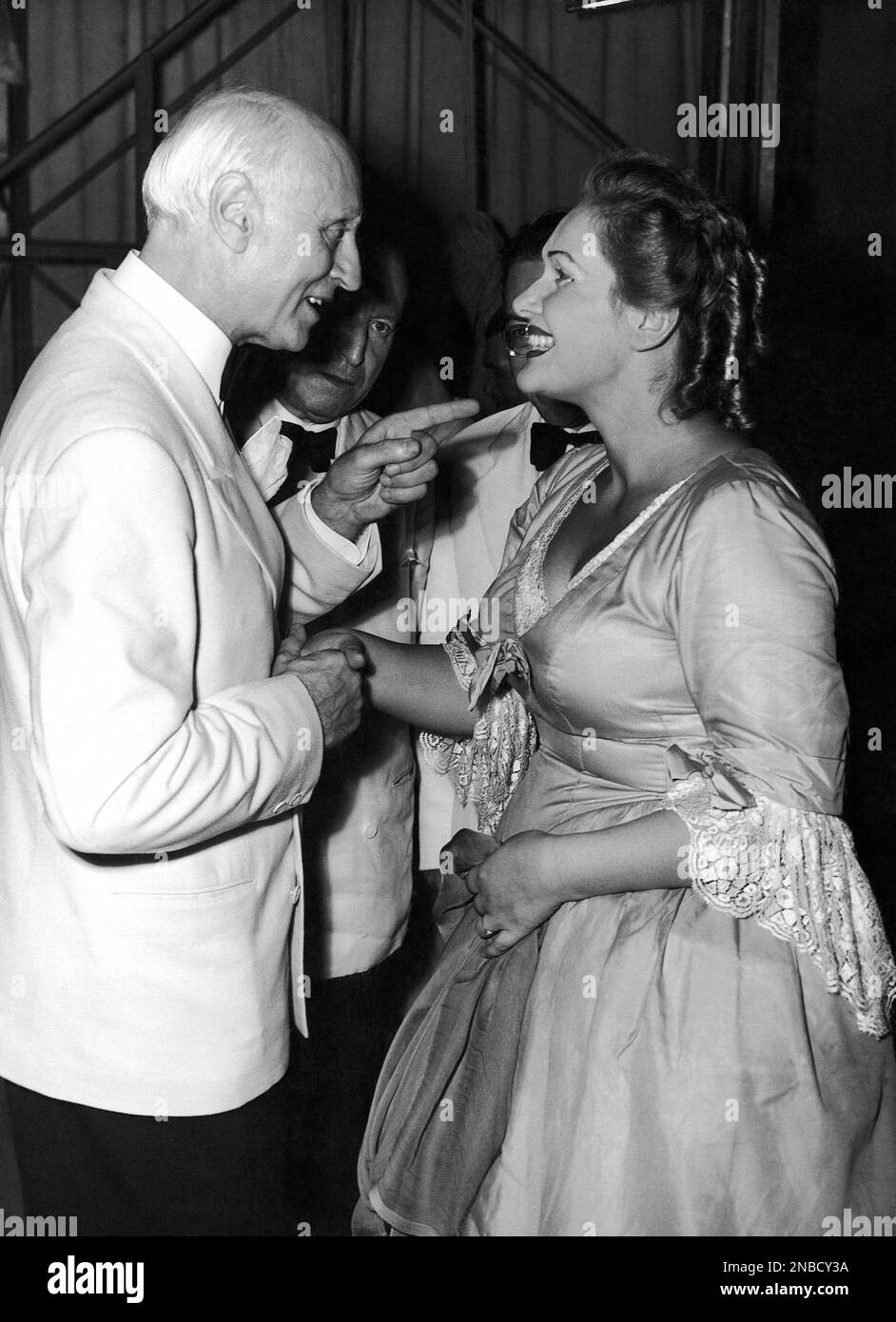 Italian conductor Victor de Sabata, of Milan's La Scala Orchestra ...