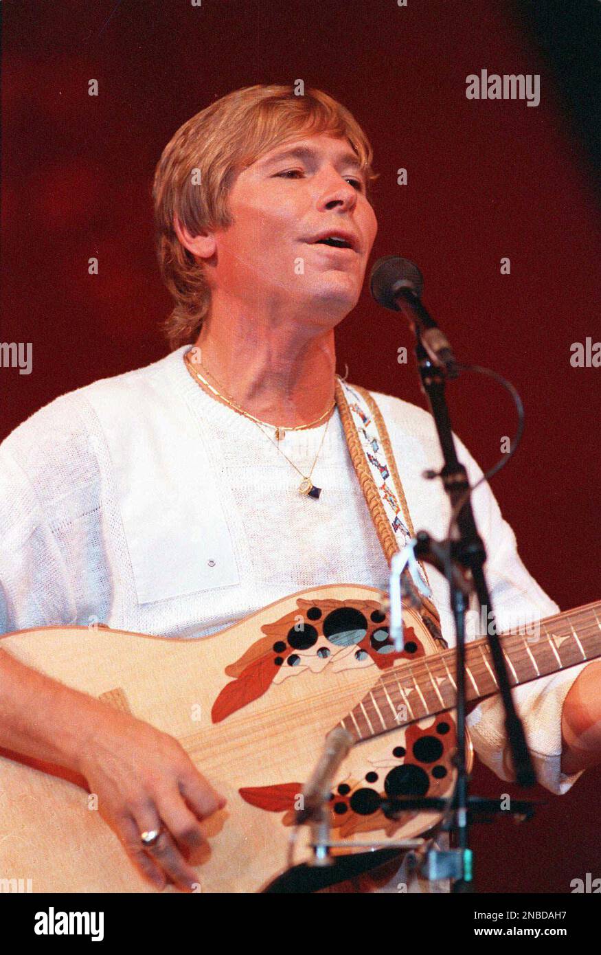 FILE--John Denver is shown performing in Moscow in this July 1, 1985 ...