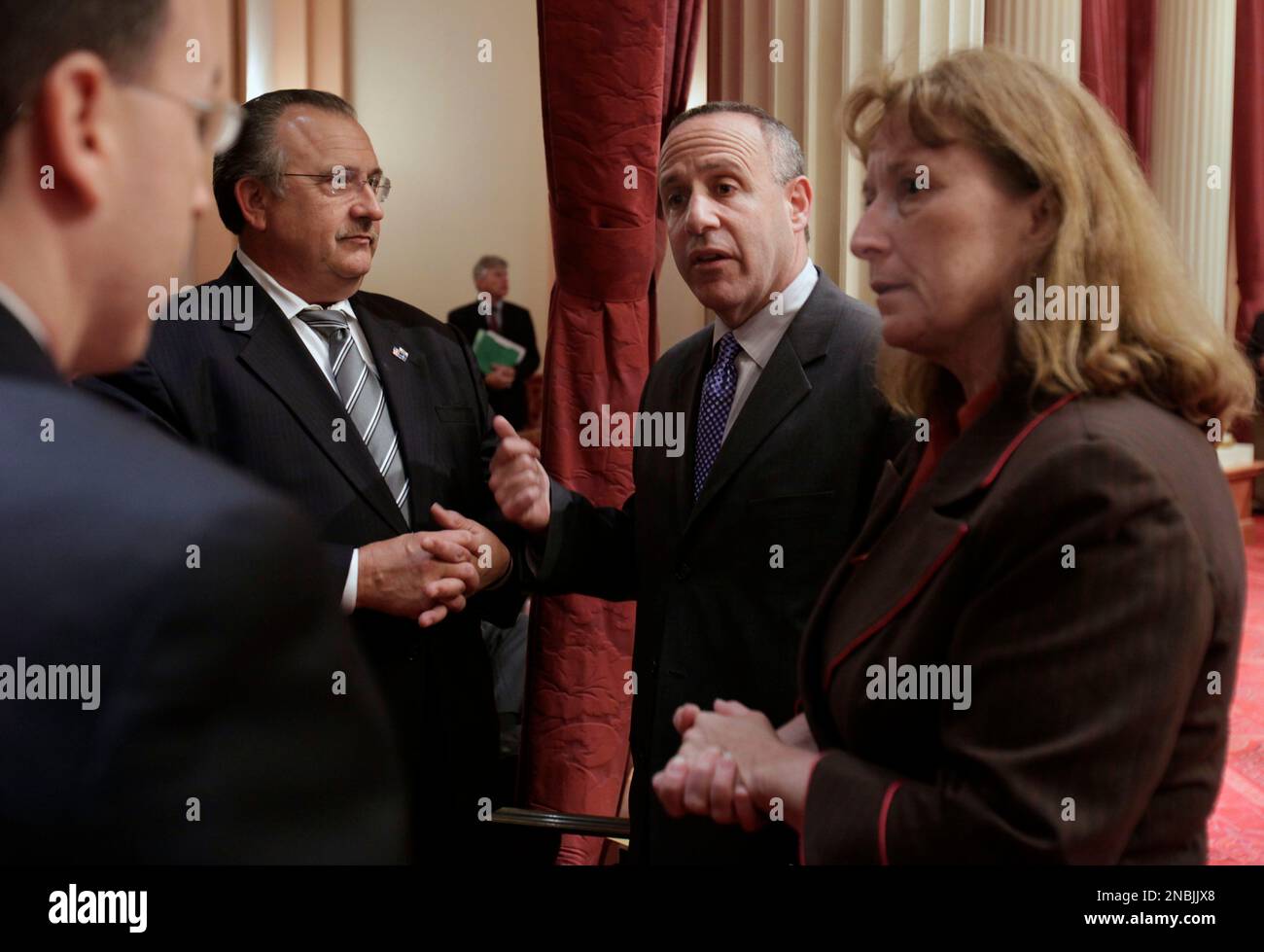 State Senate President Pro Tem Darrell Steinberg, D-Sacramento, second ...