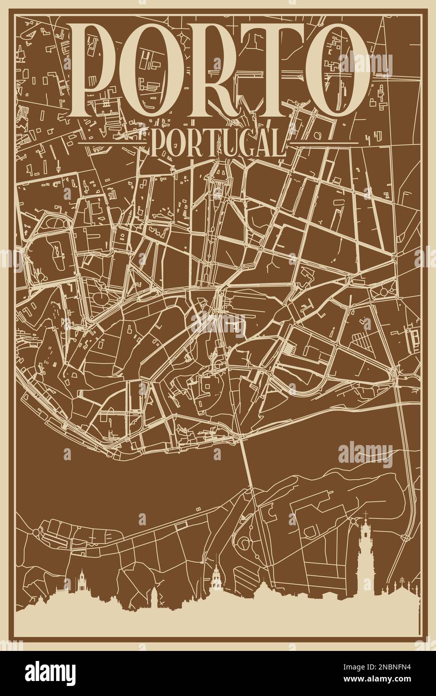 Dessin panoramique Banque d'images vectorielles - Alamy