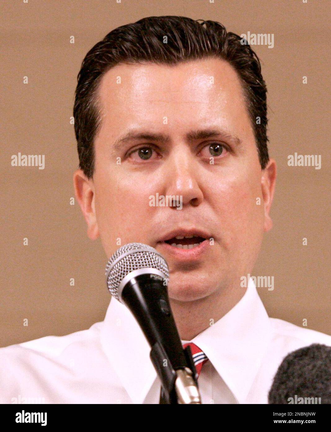 FILE - In this Aug. 18, 2009 file photo, Rep. Dan Boren, D-Okla. speaks ...