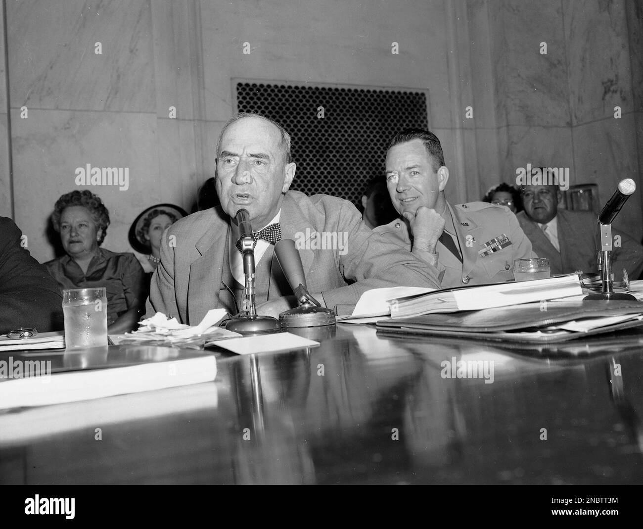 Army counsel Joseph Welch's cross-examination of Roy Cohn during the ...