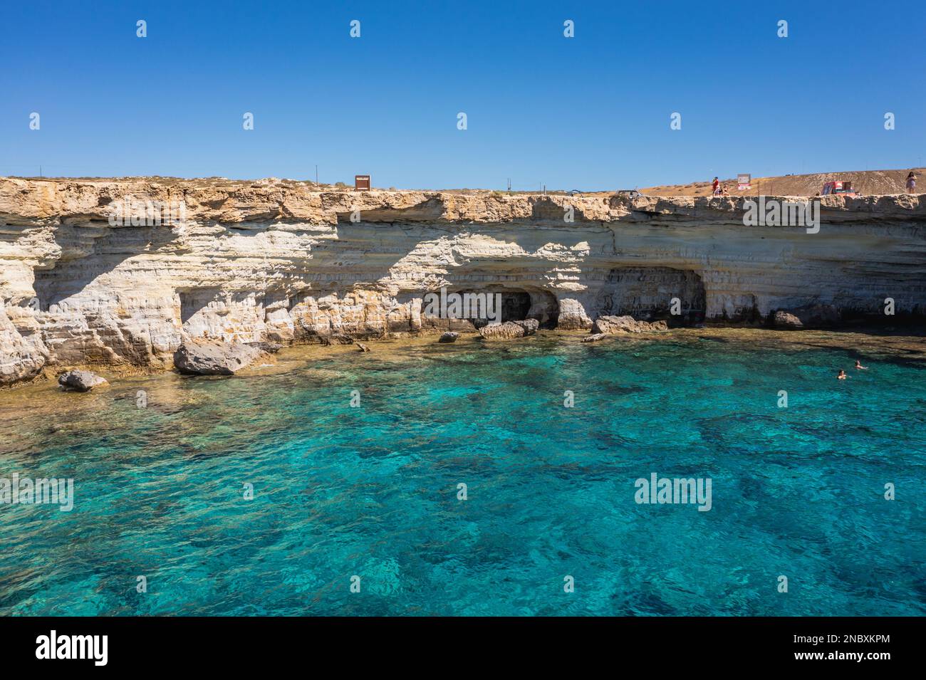 Vue aérienne des célèbres grottes marines du parc forestier national du ...