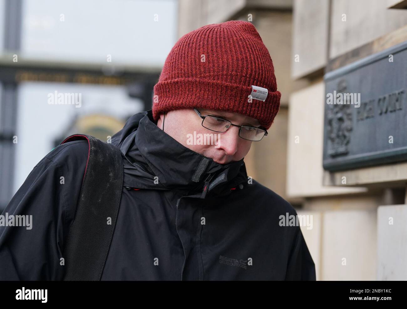 Photo non publiée précédemment datée du 08/02/23 de l'officier de police Martyn Coulter, 36 ans ...