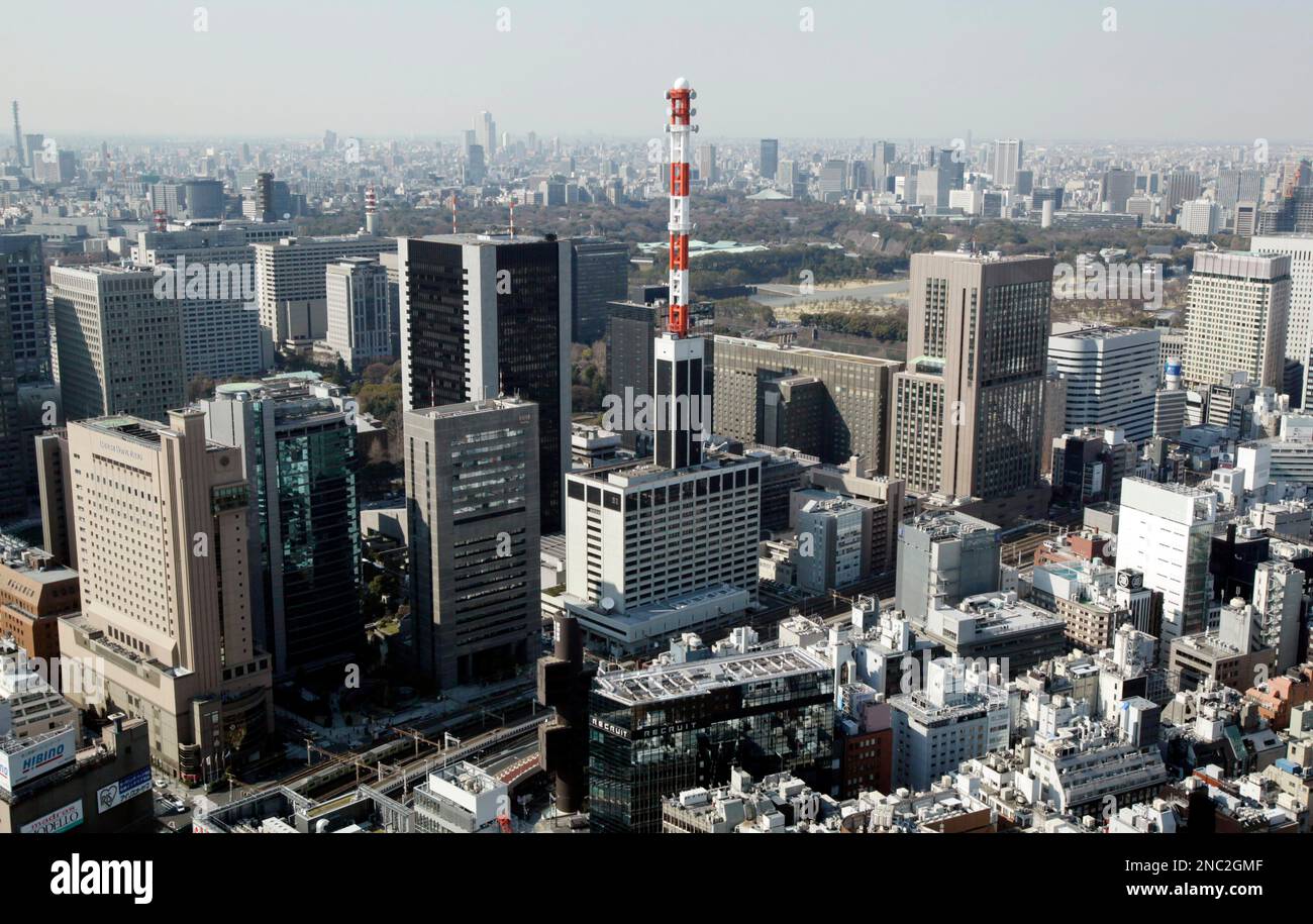 The headquarters building of the Tokyo Electric Power Co., also known ...