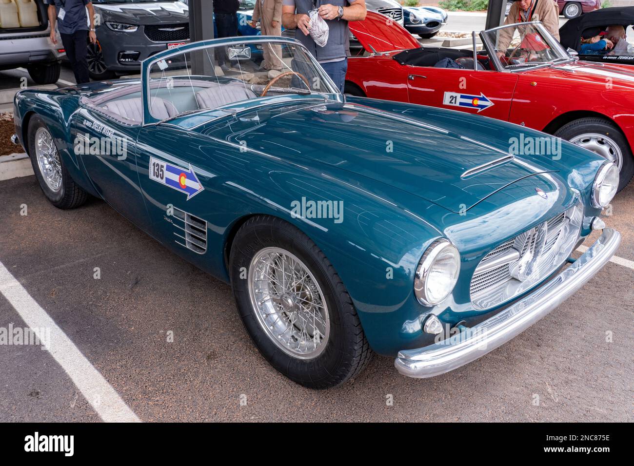 1955 Maserati A6G/54 2000 Spyder avec le corps de Zagato au ...