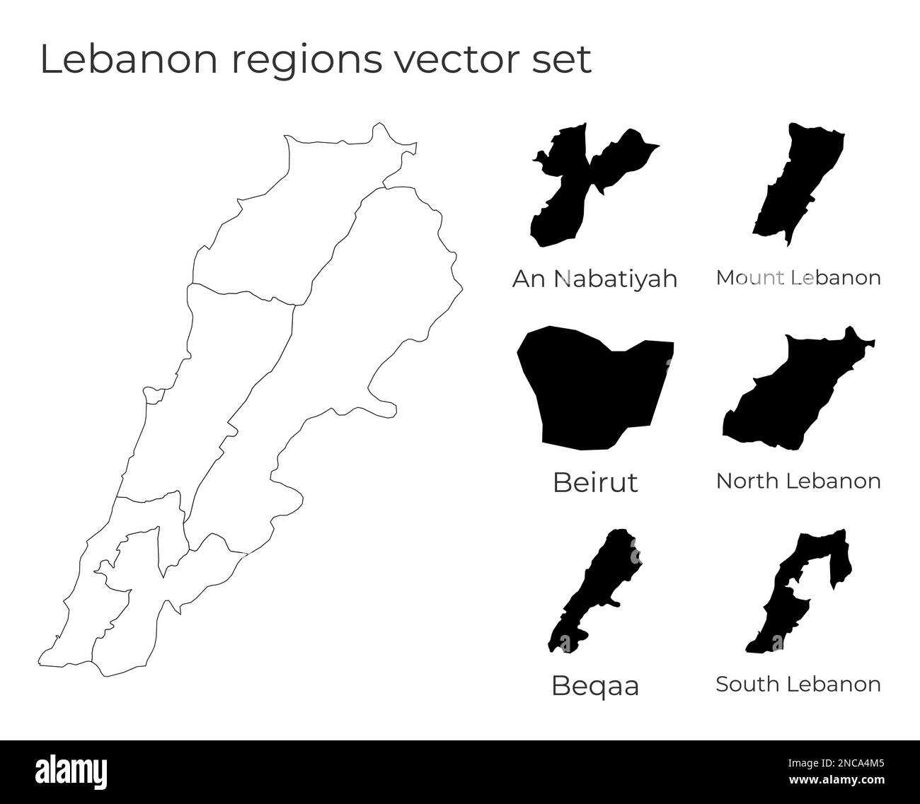 Mount lebanon Banque d'images vectorielles - Alamy