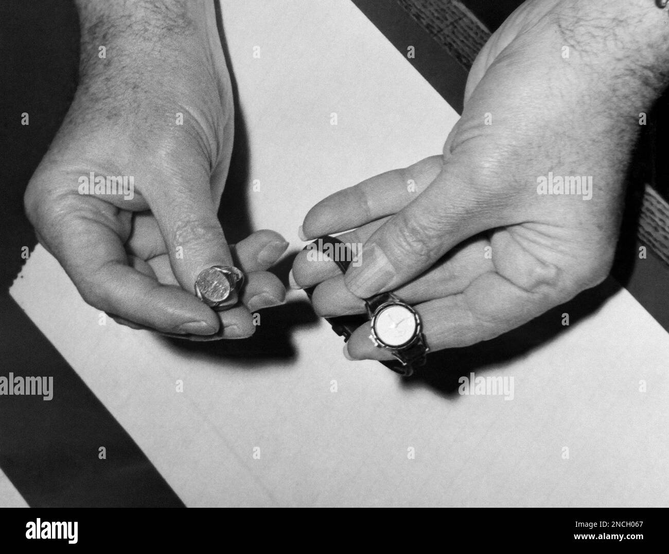 Susan Hayes testified this watch and ring were given to her by Dr ...
