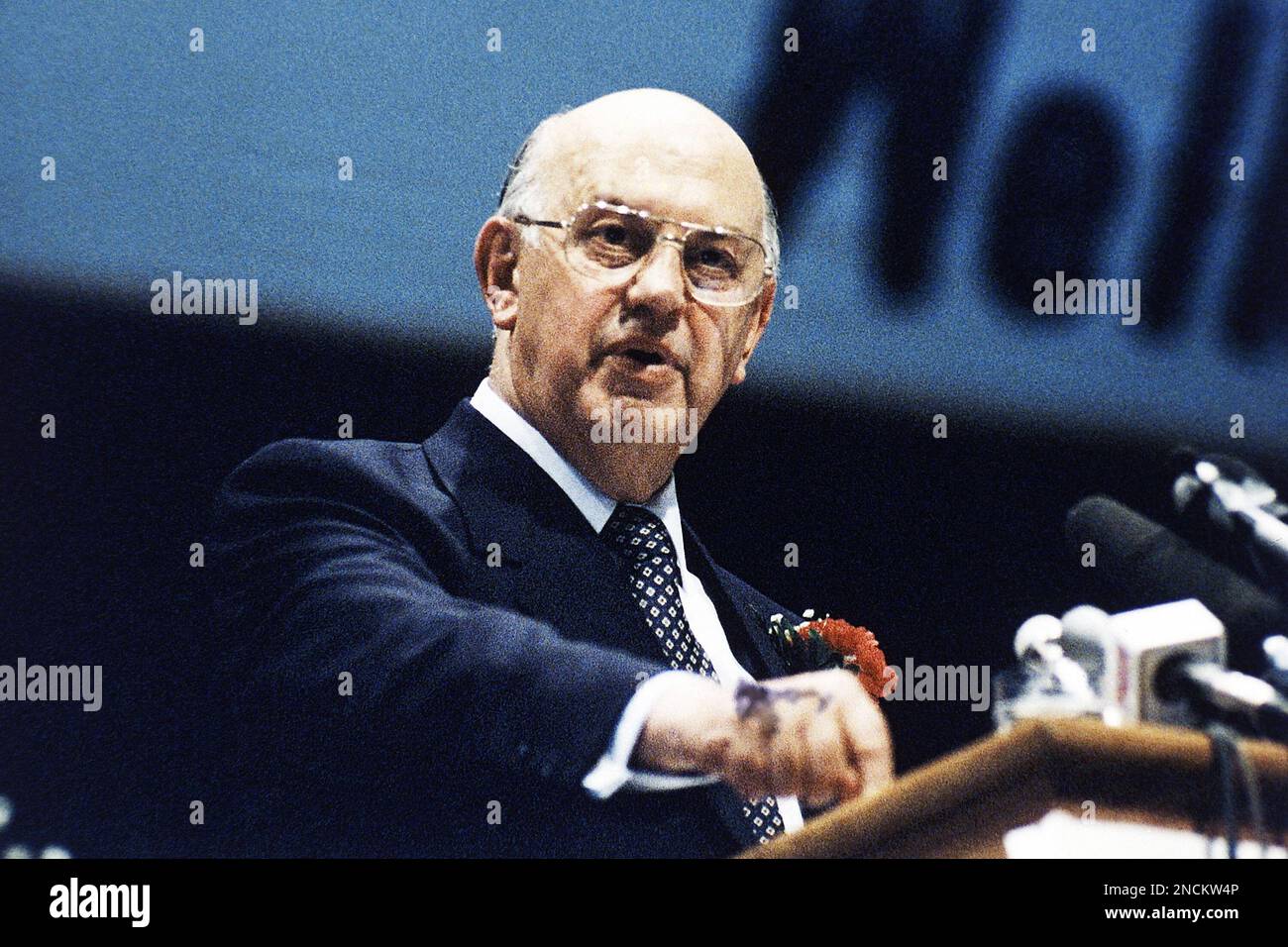 File photo of South African President Pieter Willem Botha, who ...
