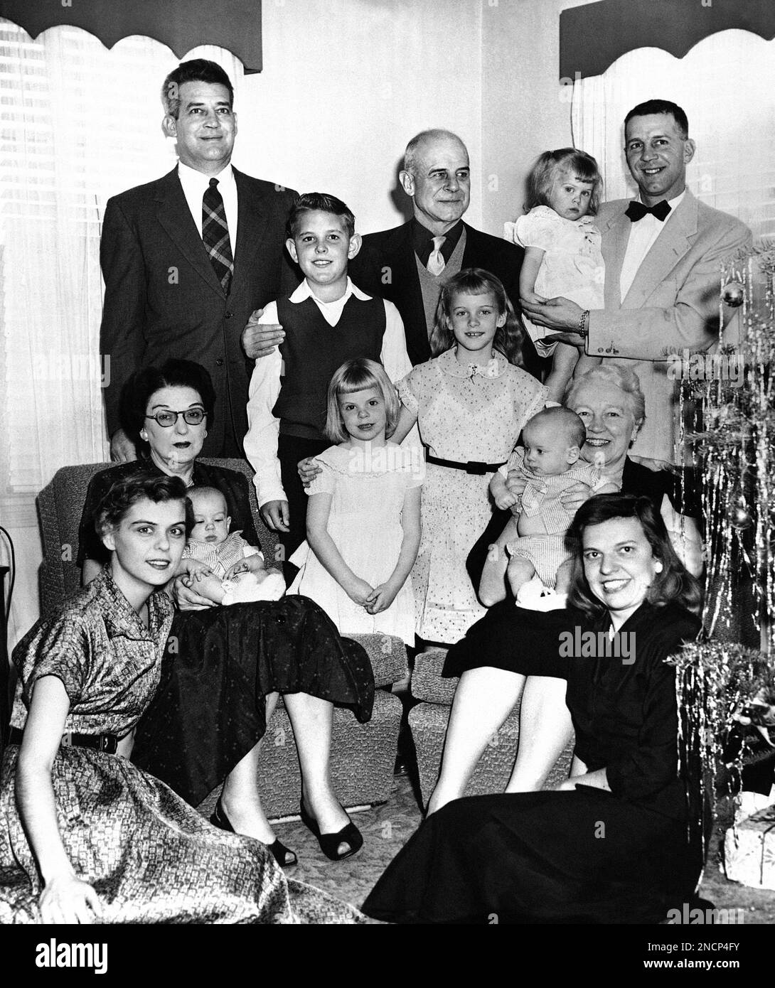 Gen. James “Jimmy” Doolittle, center rear, with 12 other members of his ...