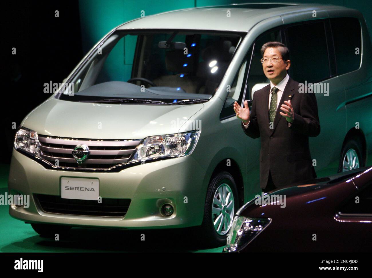 Nissan Motor Co. Chief Operating officer Toshiyuki Shiga speaks as he ...