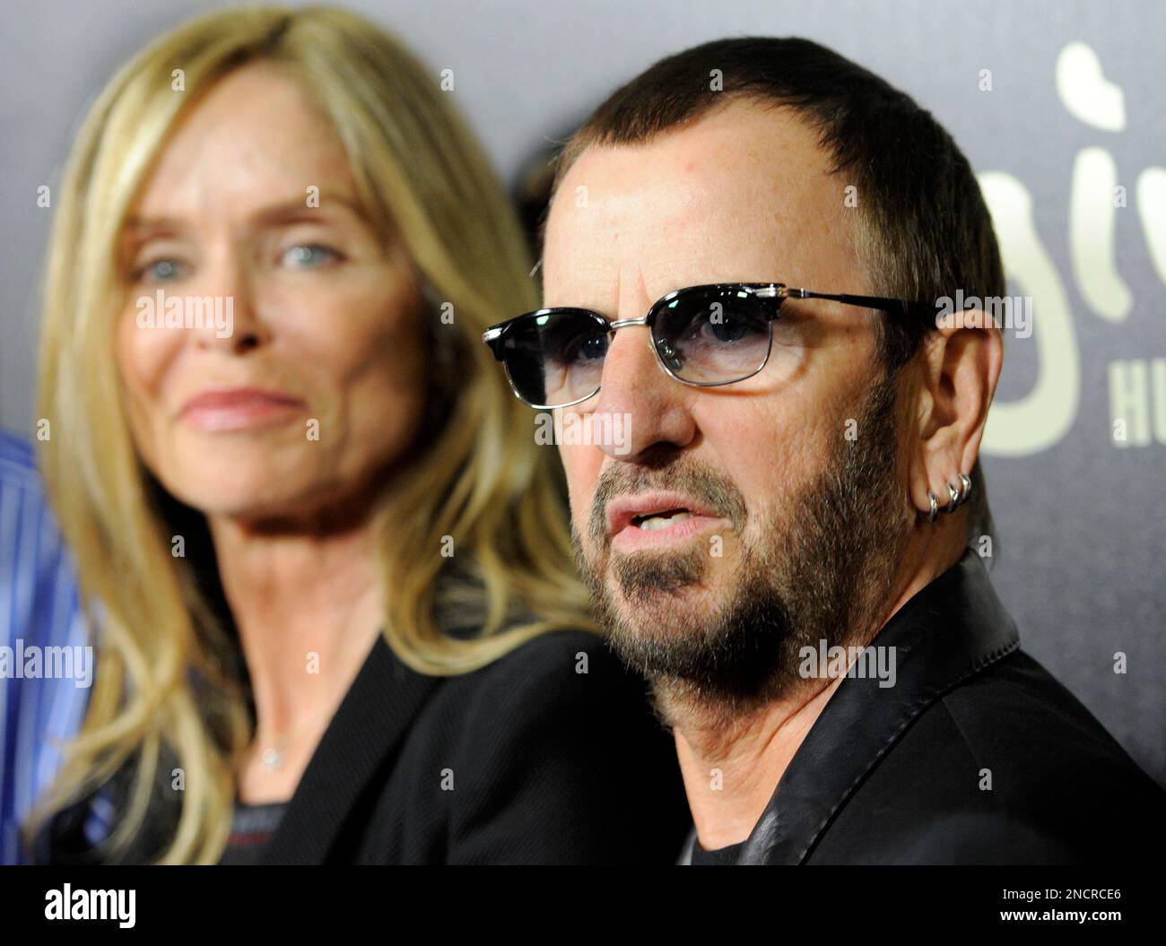 Ringo Starr and his wife Barbara Bach arrive at "Imagine There's No ...