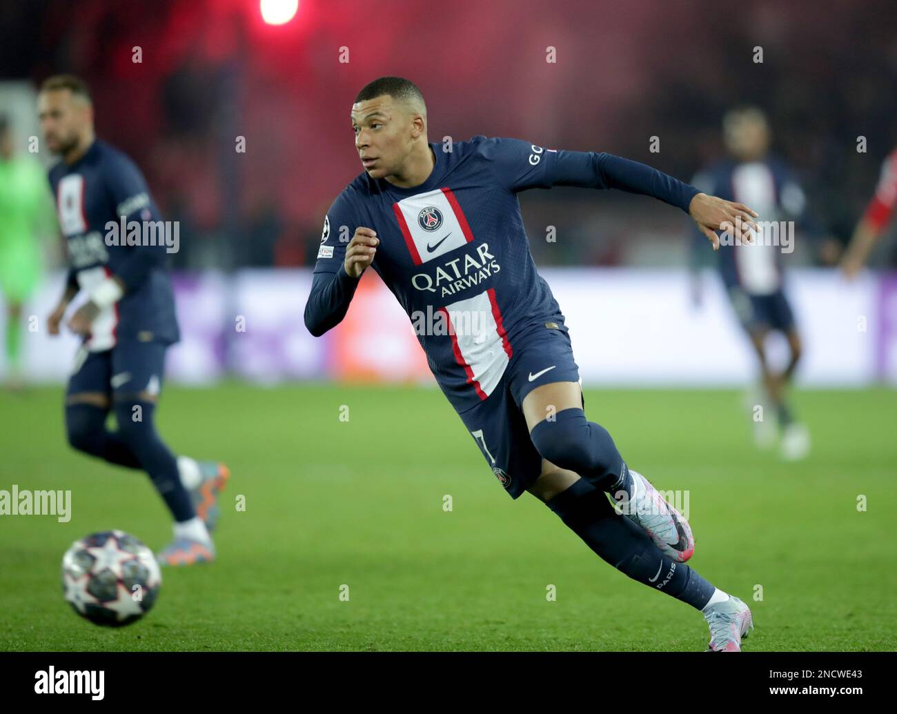 Kylian Mbappe du FC Paris Saint Germain FC Paris Saint-Germain vs FC Bayern MŸnchen UEFA ...