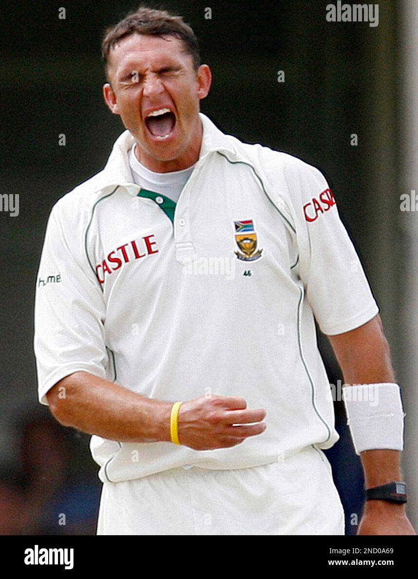 FILE - This is a Saturday Aug. 2, 2008 file photo of South Africa's ...