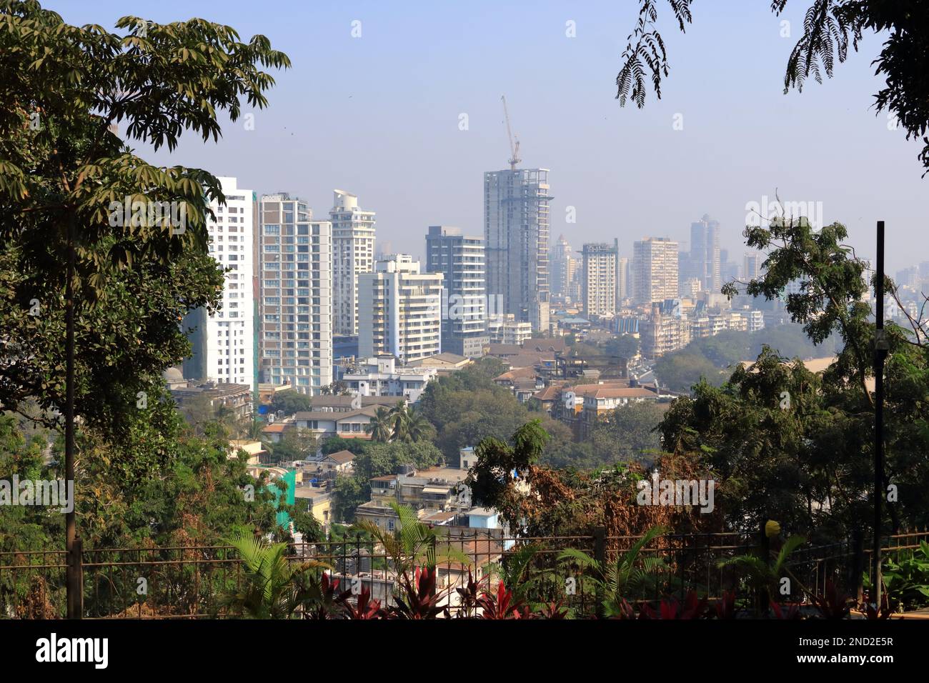 21 décembre 2022 - Mumbai, Maharashtra en Inde: Vue aérienne de Mumbai ...