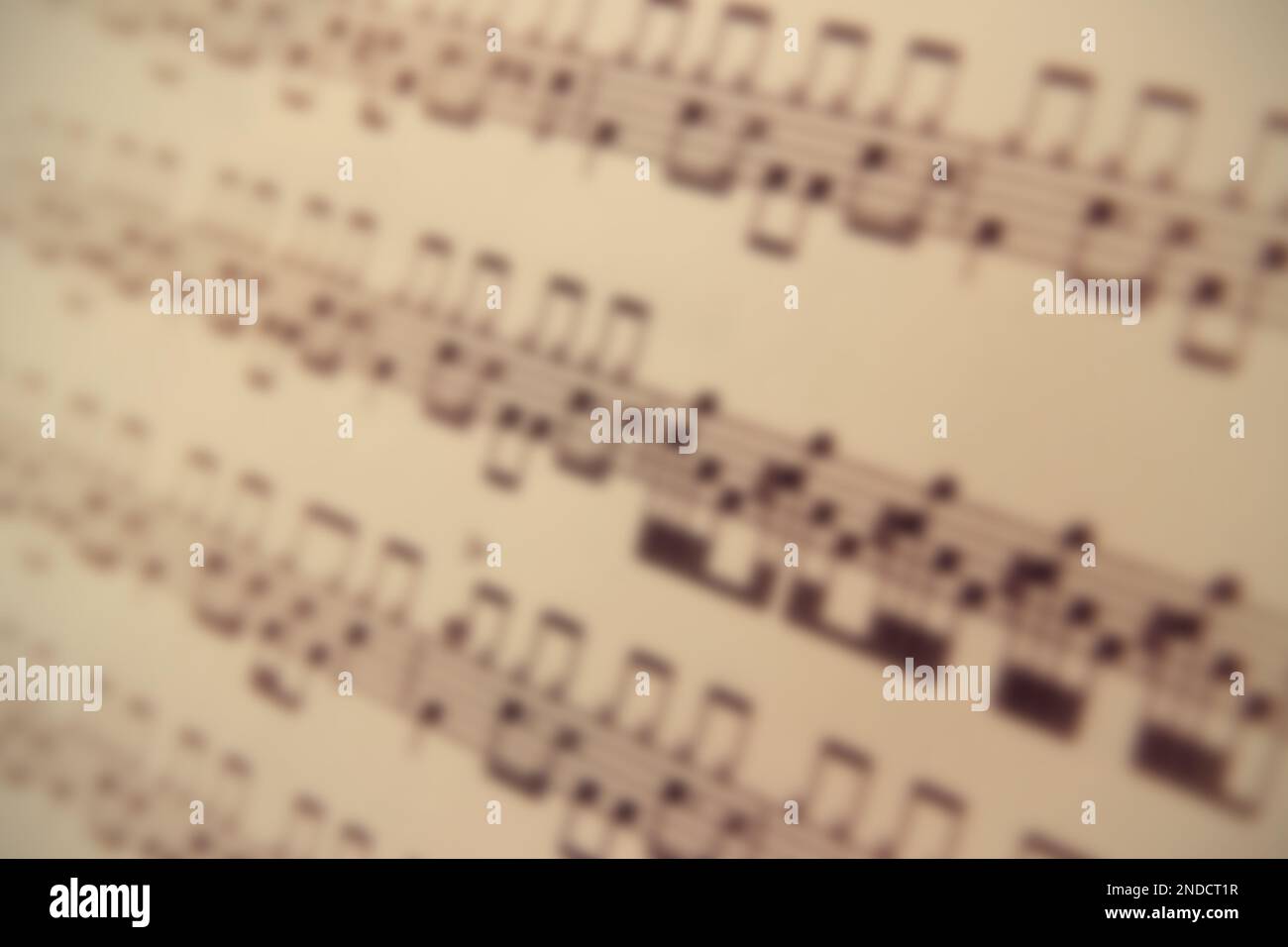 Une partition musicale Banque de photographies et d’images à haute ...