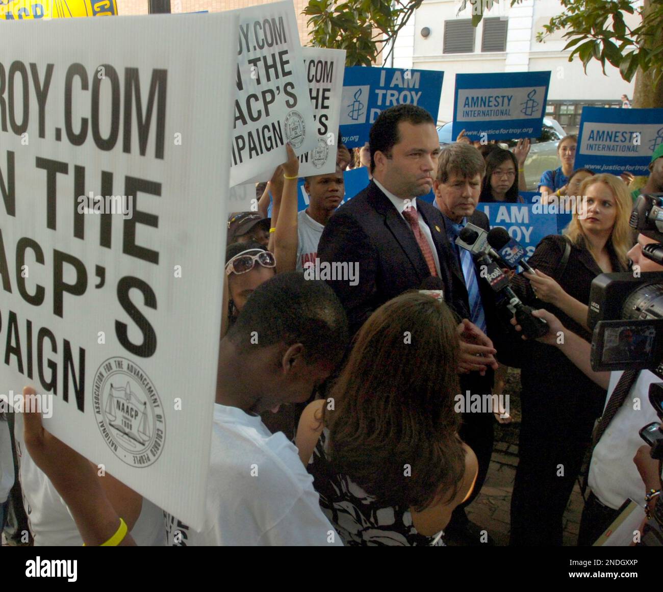 NAACP President and CEO Ben Jealous, left, and Amnesty International ...