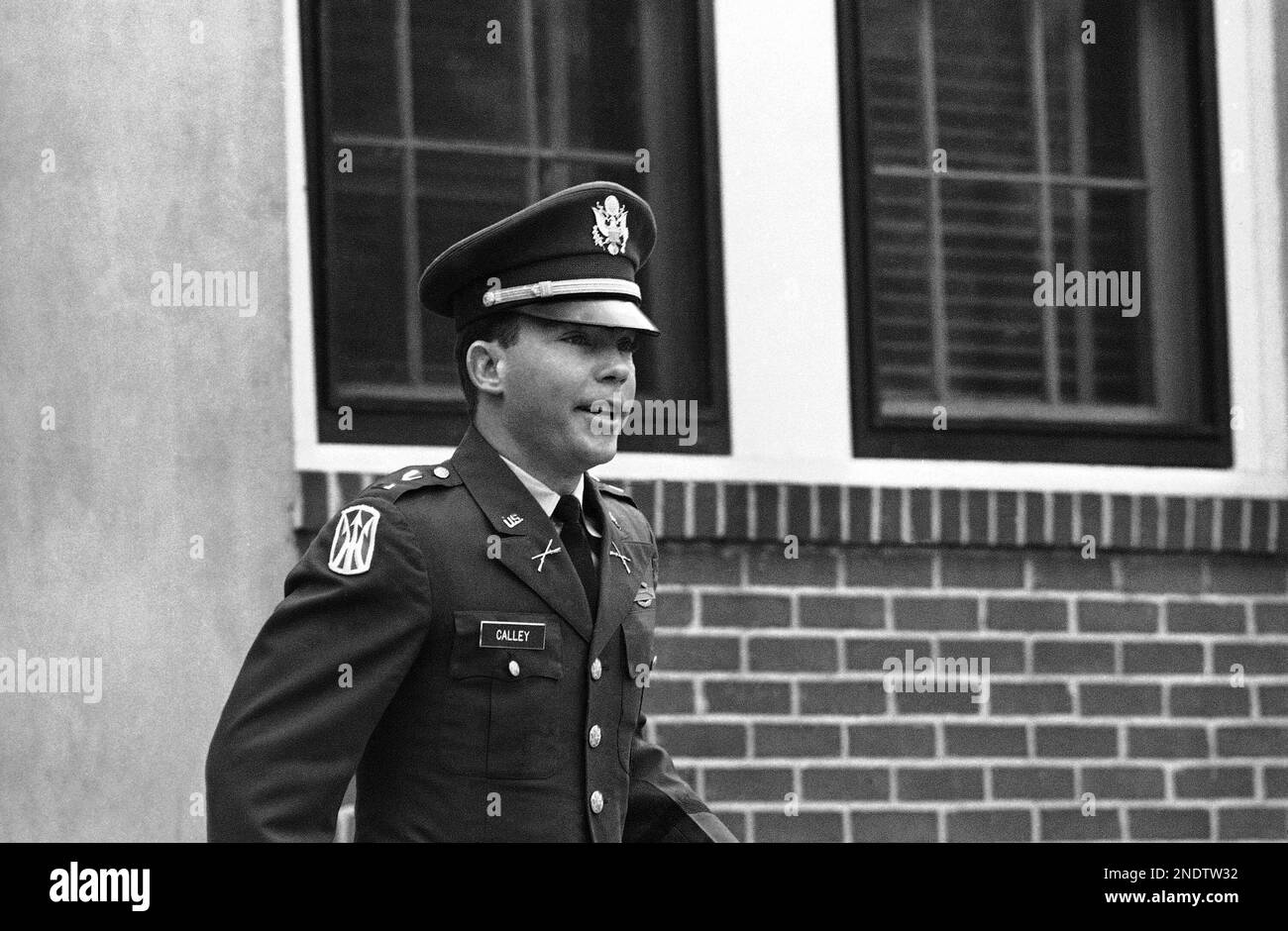 Lt. William L. Calley Jr., facing trial on murder charges in the deaths ...