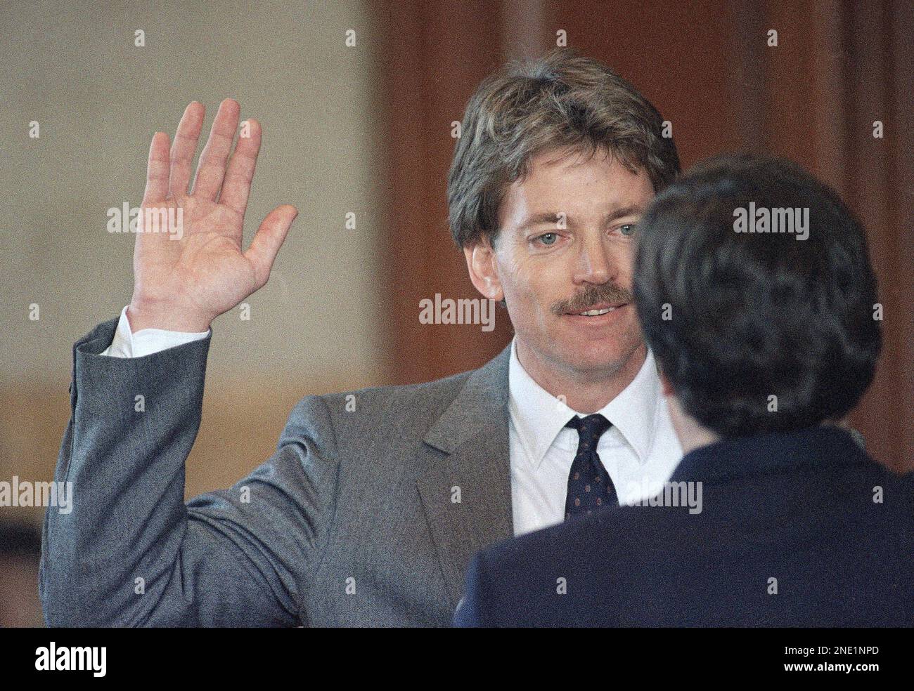 David Duke takes the oath of office to become a Representative to the ...