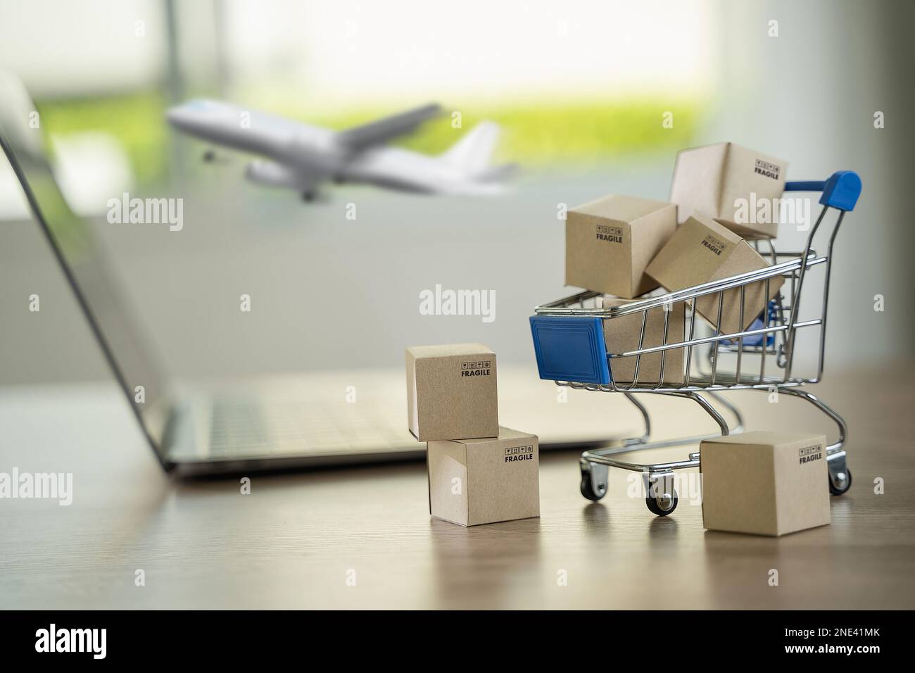 e-commerce marketing achats en ligne sur un ordinateur portable achats ...