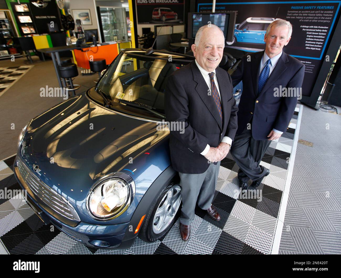 Owners of Checkered Flag Dealerships, Ed Snyder,left, and his son ...