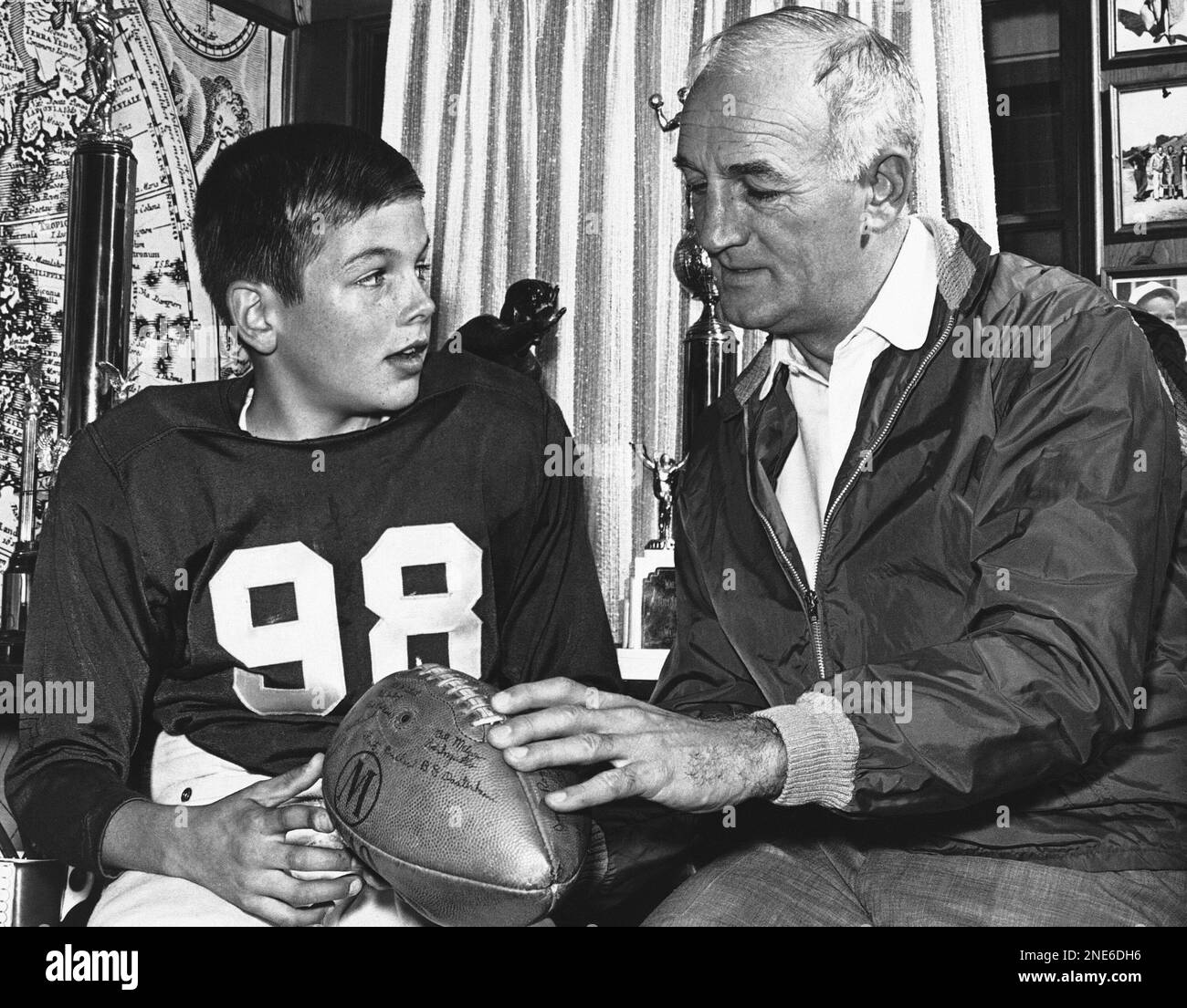 Mark Harmon, 13, son of football great Tom Harmon, who is now an ABC-TV ...