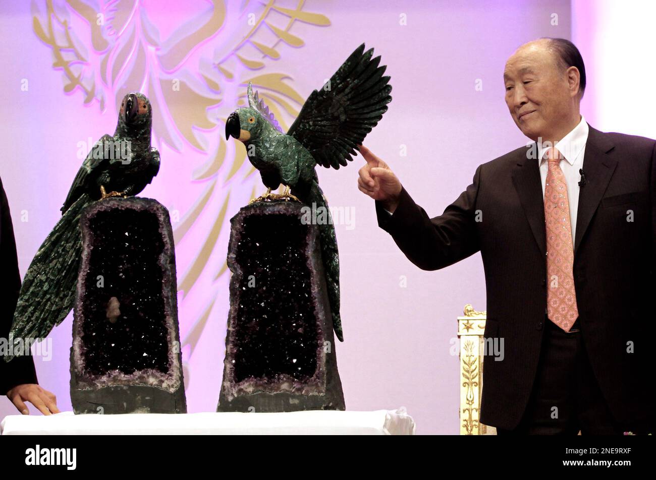 Rev. Moon Sun-myung, founder of the controversial Unification Church ...