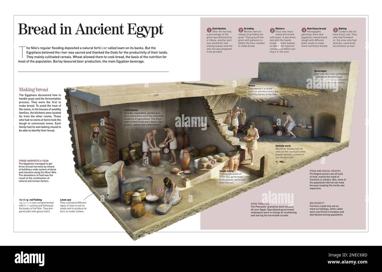 En egypte ancienne pain Banque de photographies et d’images à haute résolution - Alamy