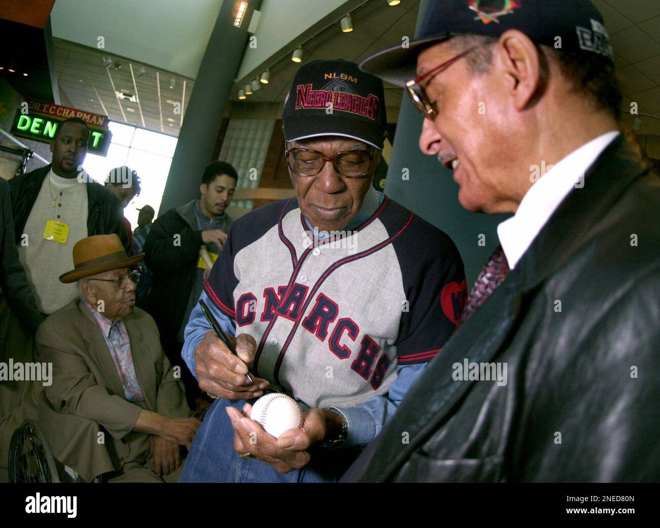 ** FILE ** In this Nov. 17, 2000 file photo, former Negro League ...