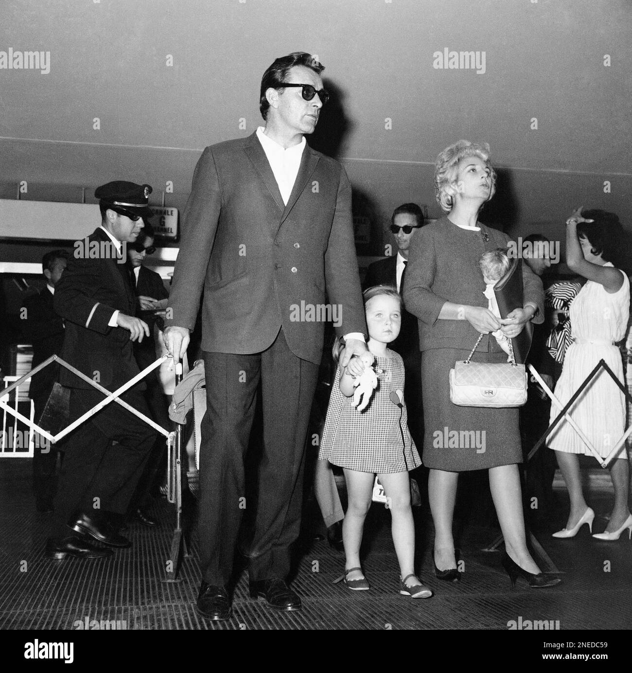 British actor Richard Burton, his wife Sybil, and their daughter Katy ...
