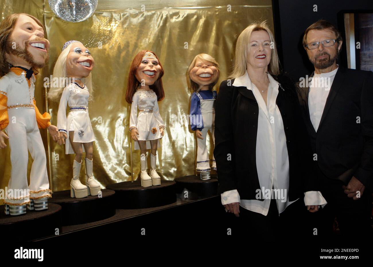 Bjorn Ulvaeus, right, and Anni-Frid 'Frida' Synni Lyngstad, former ...