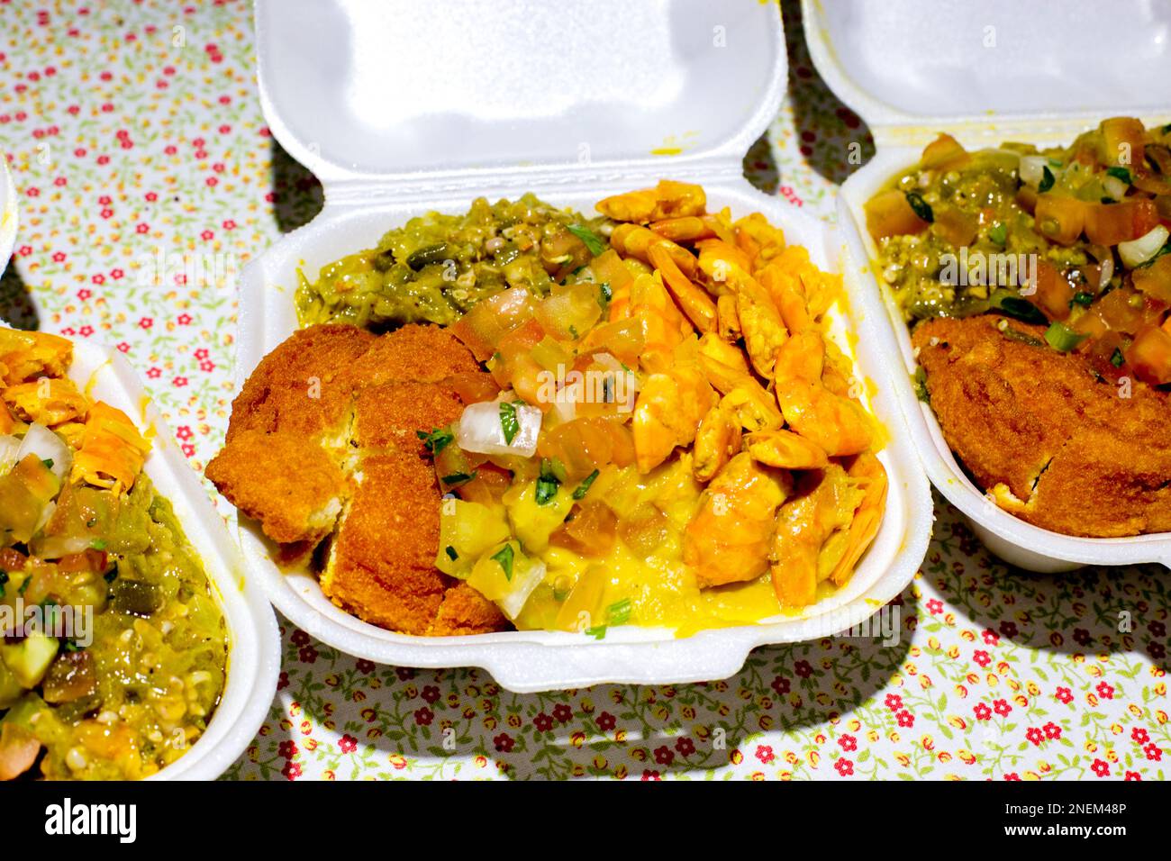 Acarajé brésilien typique, nourriture traditionnelle d'origine ...