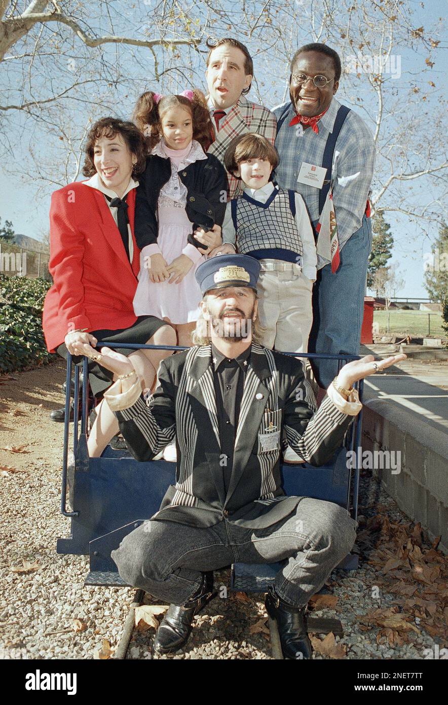 Former Beatle Ringo Starr introduces fellow cast members of the ...
