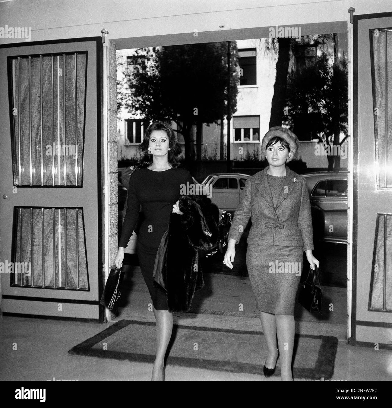 Italy’s Sophia Loren, left, and her sister, Maria Mussolini, wife of ...