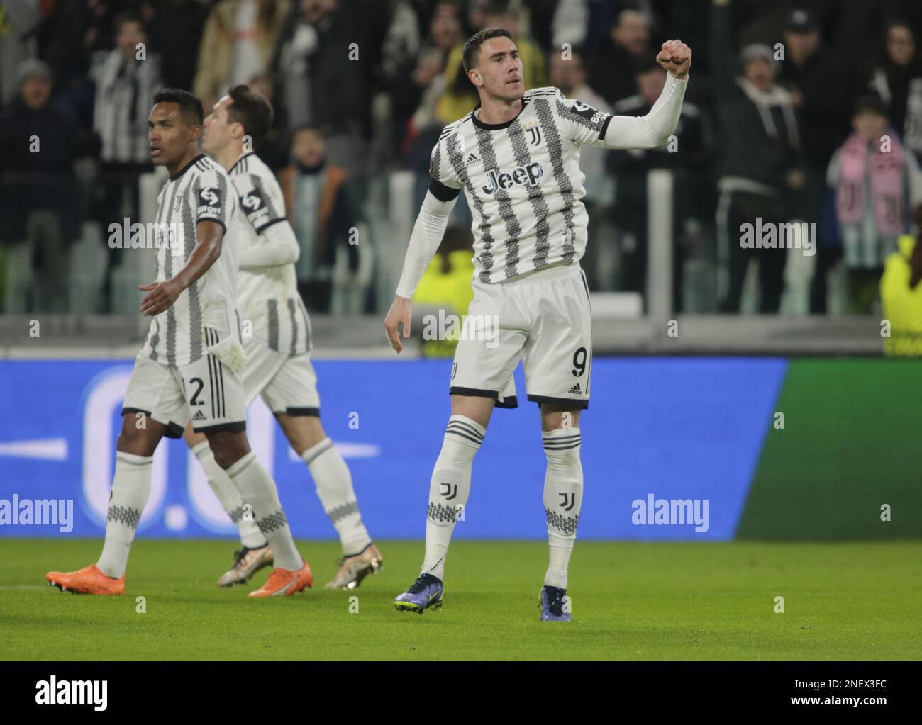 Dusan Vlahovic De Juventus Lors De Luefa Europa League Match De