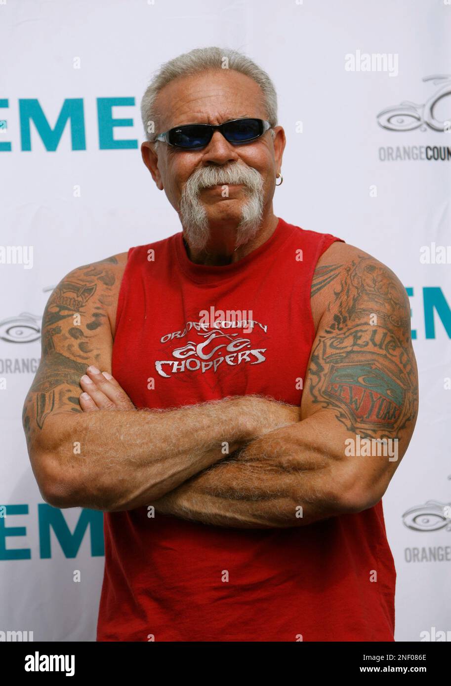 Paul Teutul, Sr. of Orange County Choppers attends an unveiling event ...