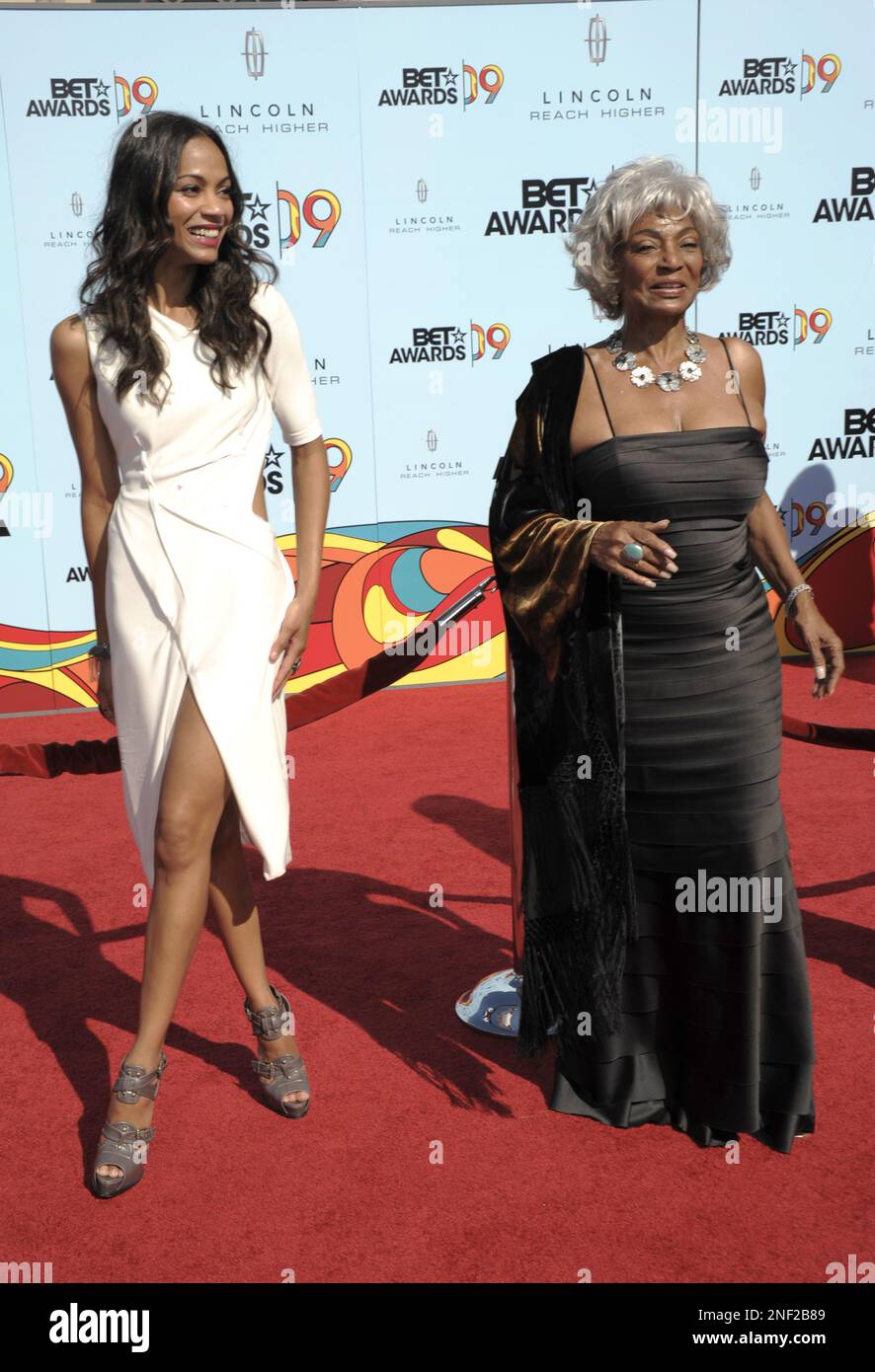 Nichelle Nichols Zoe Saldana