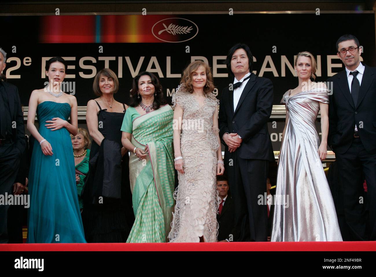 Taiwanese actress Shu Qi, unidentified guest, Indian actress Sharmila ...