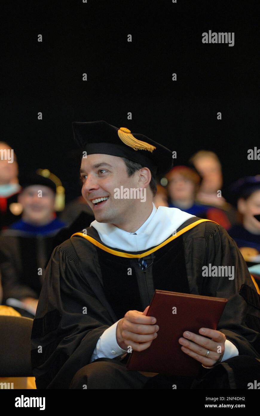 "Late Night" host Jimmy Fallon receives his bachelor's degree in ...