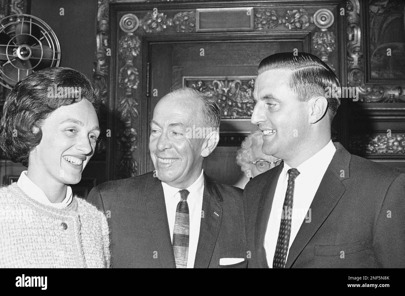 The widest smile of all came from Mrs. Joan Mondale when her husband ...